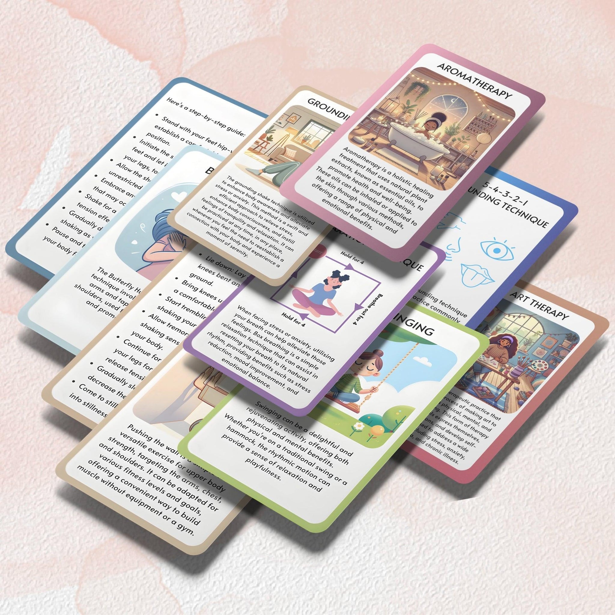 Somatic Therapy Coping Skill Cards – HoriaKadi