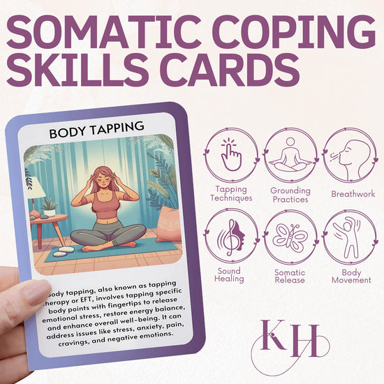 Somatic Therapy Coping Skill Cards – HoriaKadi