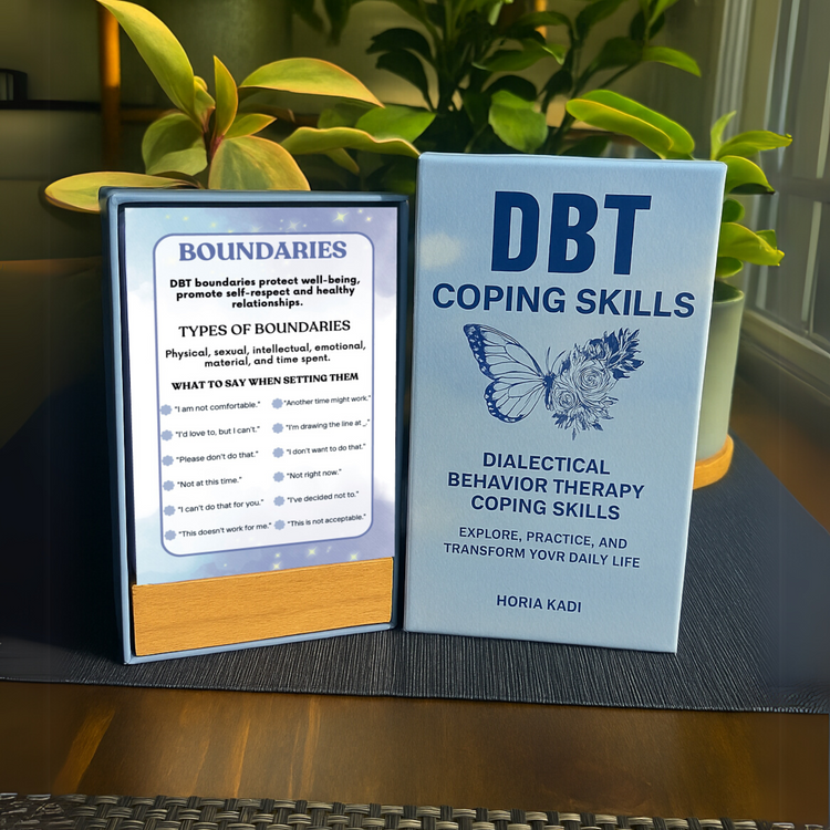 DBT coping skills & Affirmations Flash cards – HoriaKadi