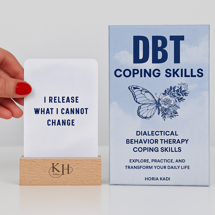 DBT coping skills & Affirmations Flash cards – HoriaKadi